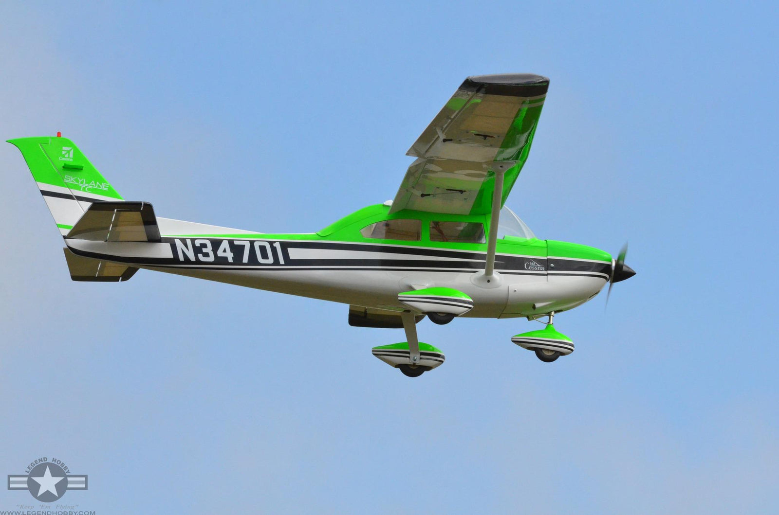 Cessna Turbo Skylane 182 PNP Green | 69" 50e | Seagull Models