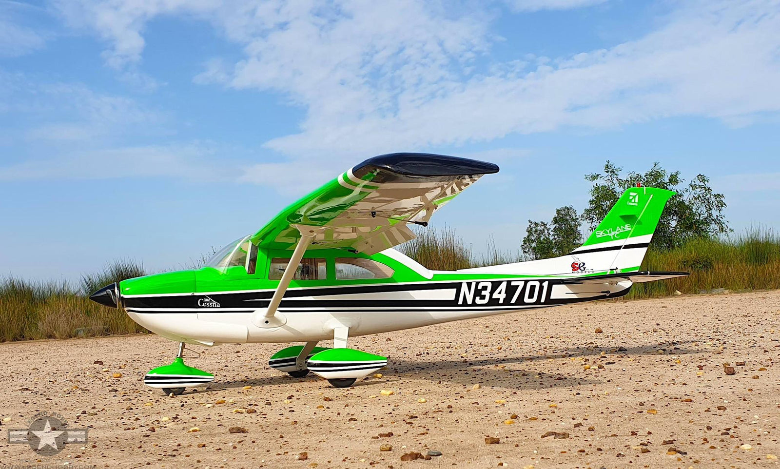 Cessna Turbo Skylane 182 PNP Green | 69" 50e | Seagull Models