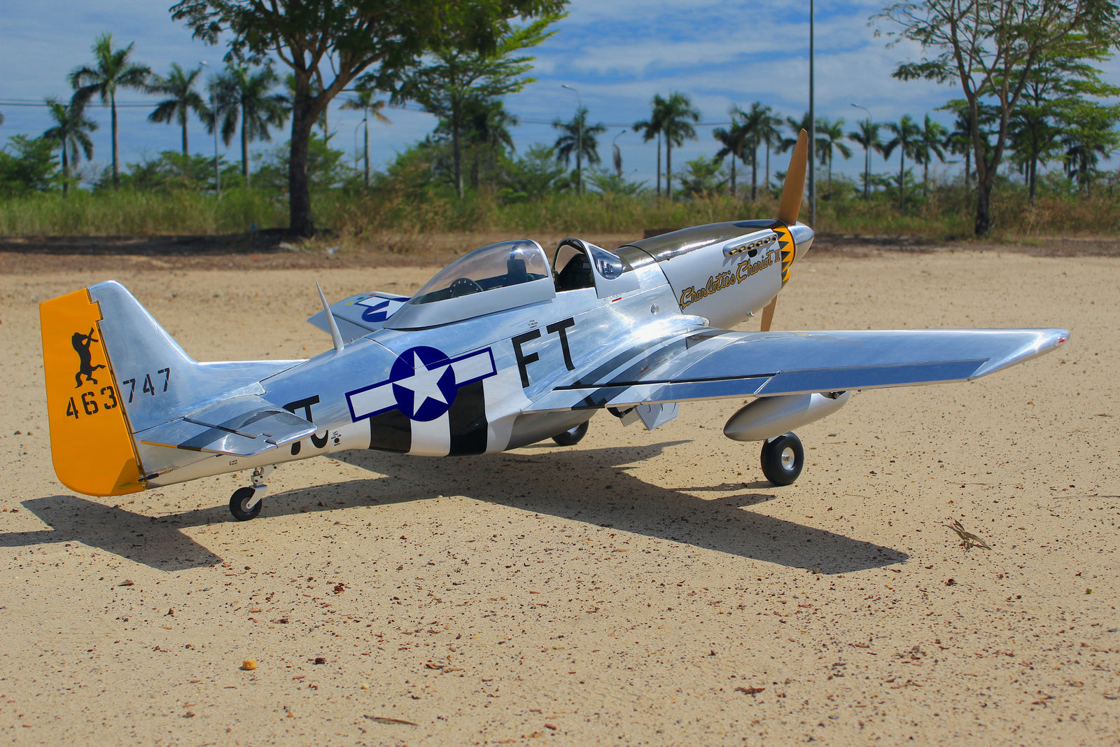 71" P-51 MUSTANG 26cc-35cc Electric Retract Set SEA391GEAR | Seagull M
