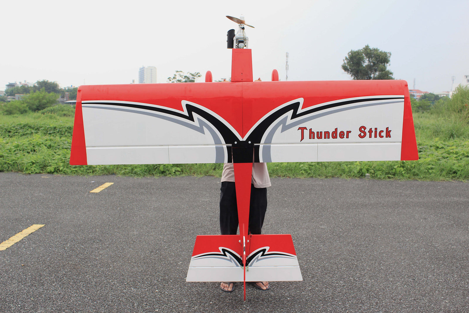 Giant Thunder Stick Aerobatic Sport 96.5" ARF CLASSIC RED/WHITE 60-65c