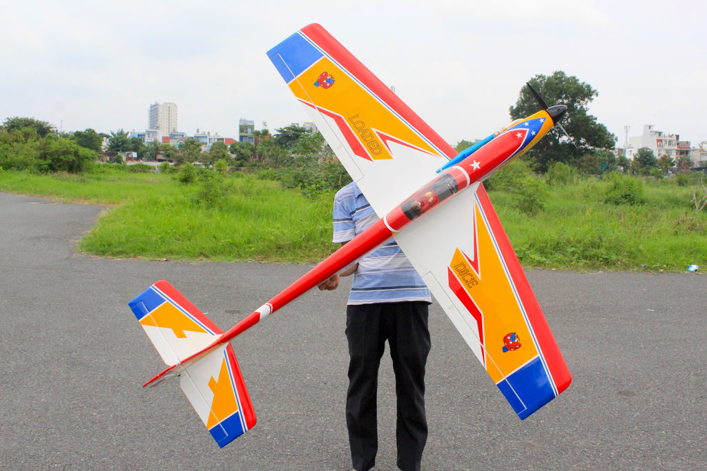 Loaded Dice 68.5" ARF Classic Pattern Aerobatic 10cc-15cc Gas, .65–.95