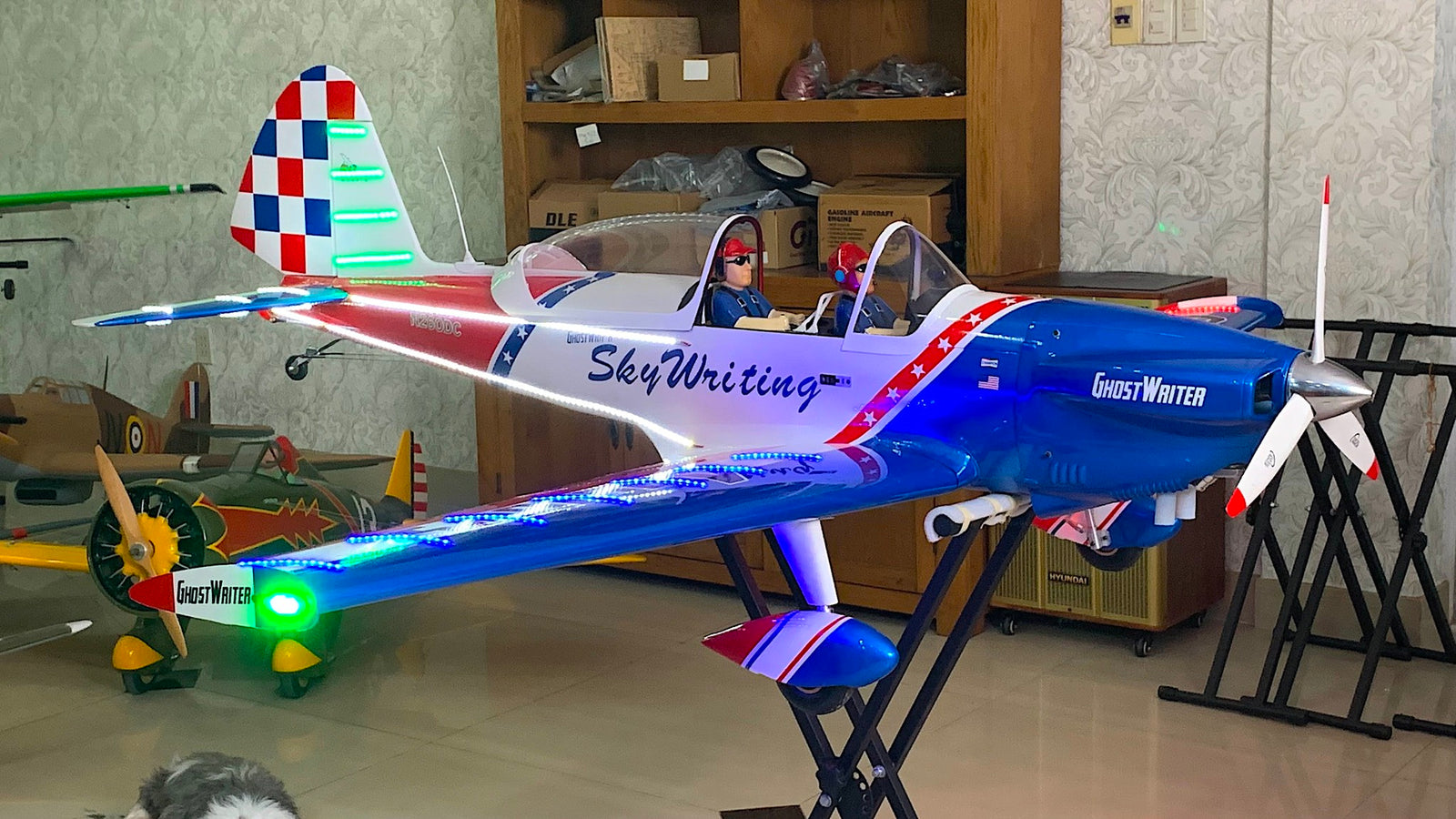 Super Chipmunk LED LIGHT SET 35cc - 40cc | 81" | Seagull Models