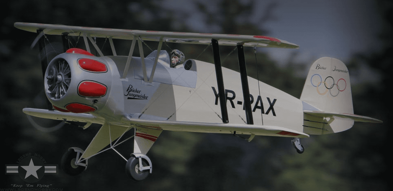 Bucker BU-133 Jungmeister Red/White | Seagull Models