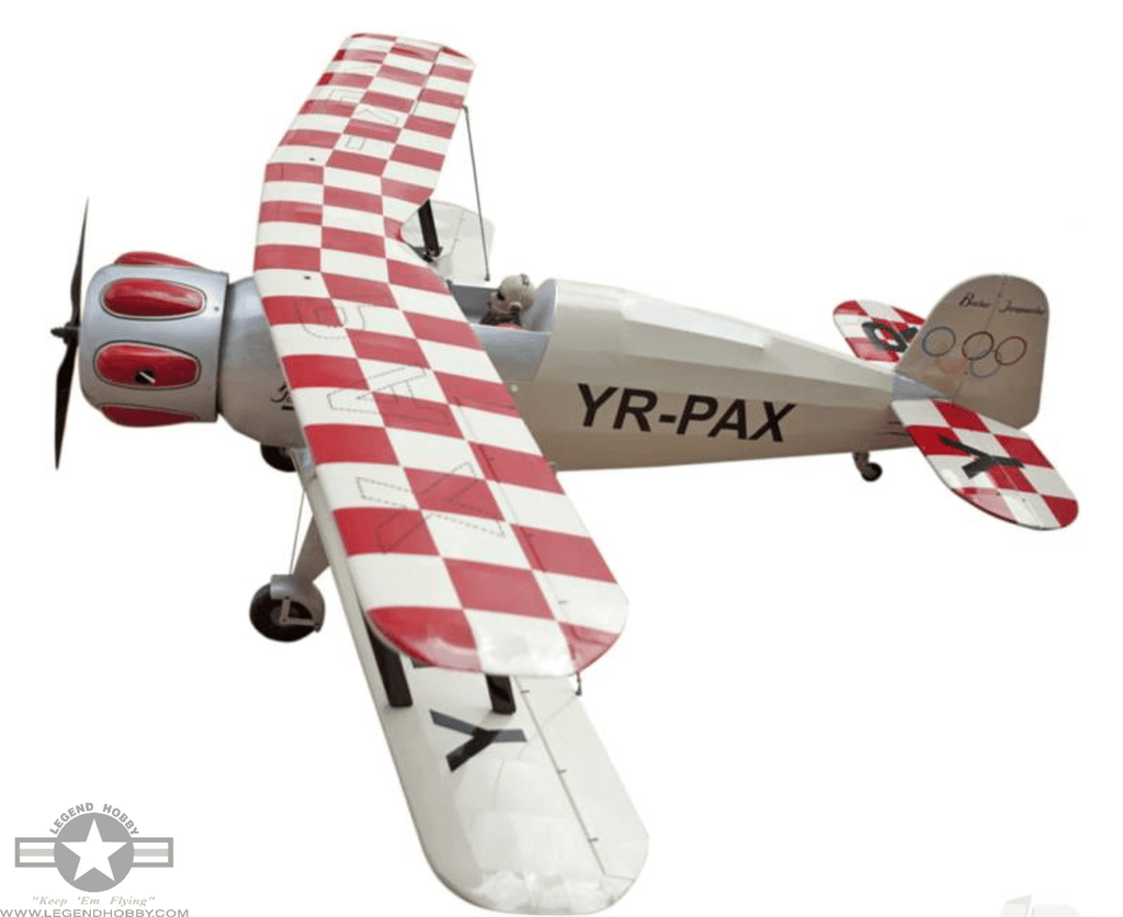 Bucker BU-133 Jungmeister Red/White | Seagull Models