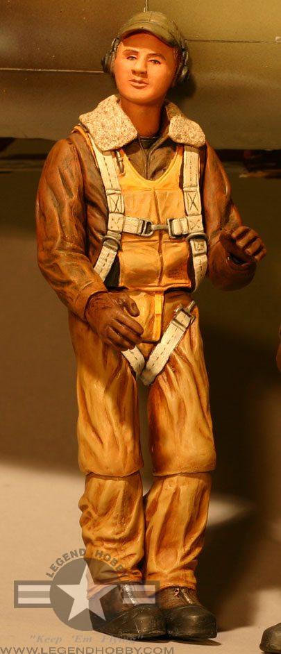 Bomber Crew Painted Full Body | RC Pilots from Legend Hobby