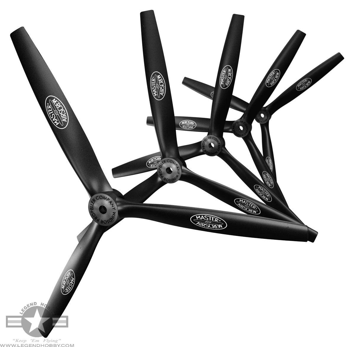 Master Airscrew 14x7 - 3-Blade Propeller (B-17 Prop for Stinger 15cc R