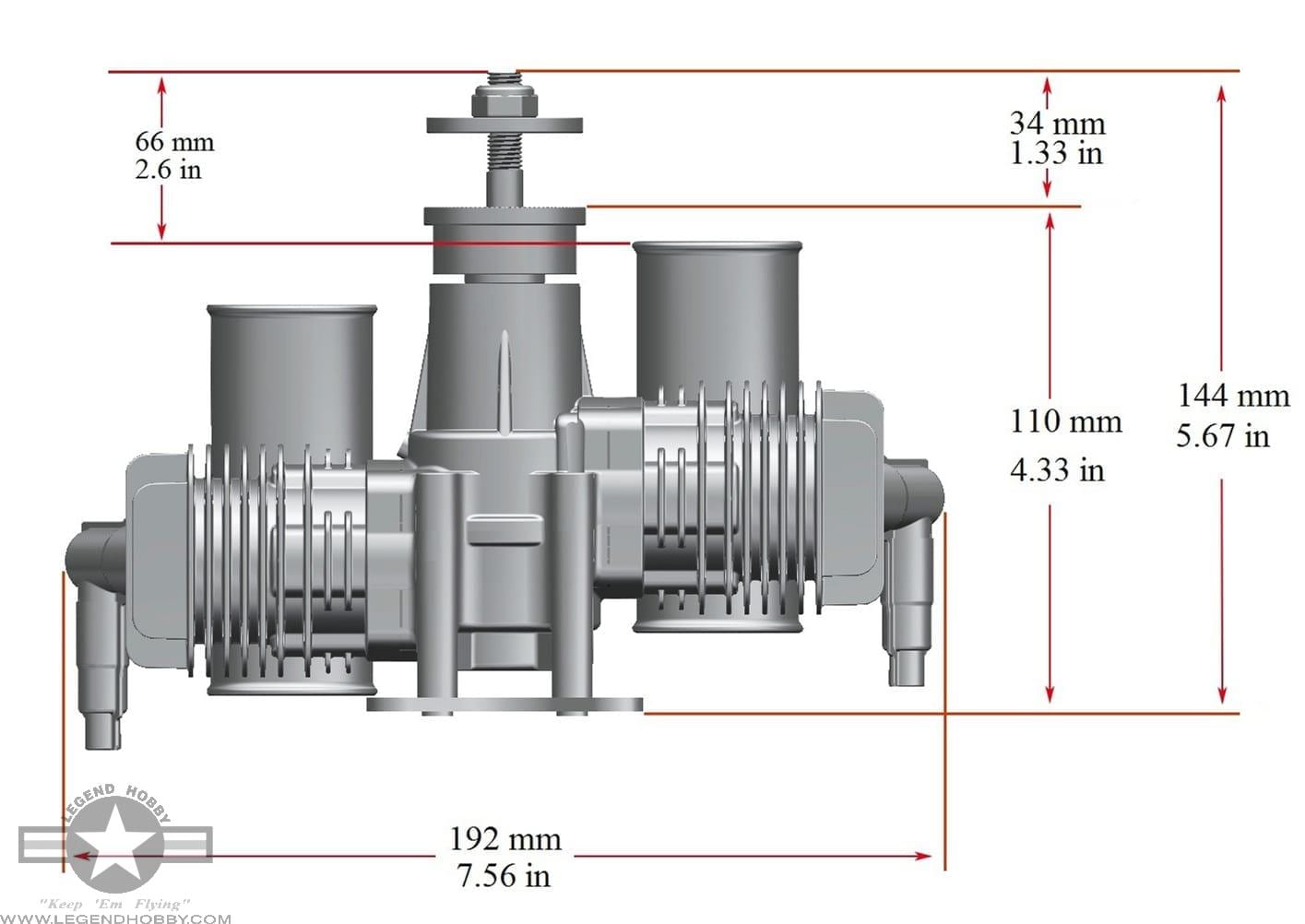 STINGER 30cc Twin Engine