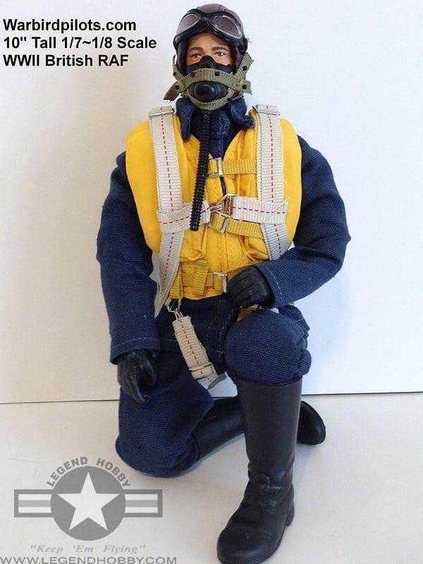 WWII British RAF Pilot (1/7 - 1/8 Scale) 10in | RC Plane Pilots ...